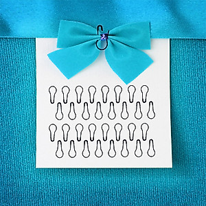 Transun Moo 500Pcs Black Safety Pins 0.8" Metal Bulb Pins Gourd Pin Clothing Tag Pins Calabash Pin for DIY Craft, Home Accessories