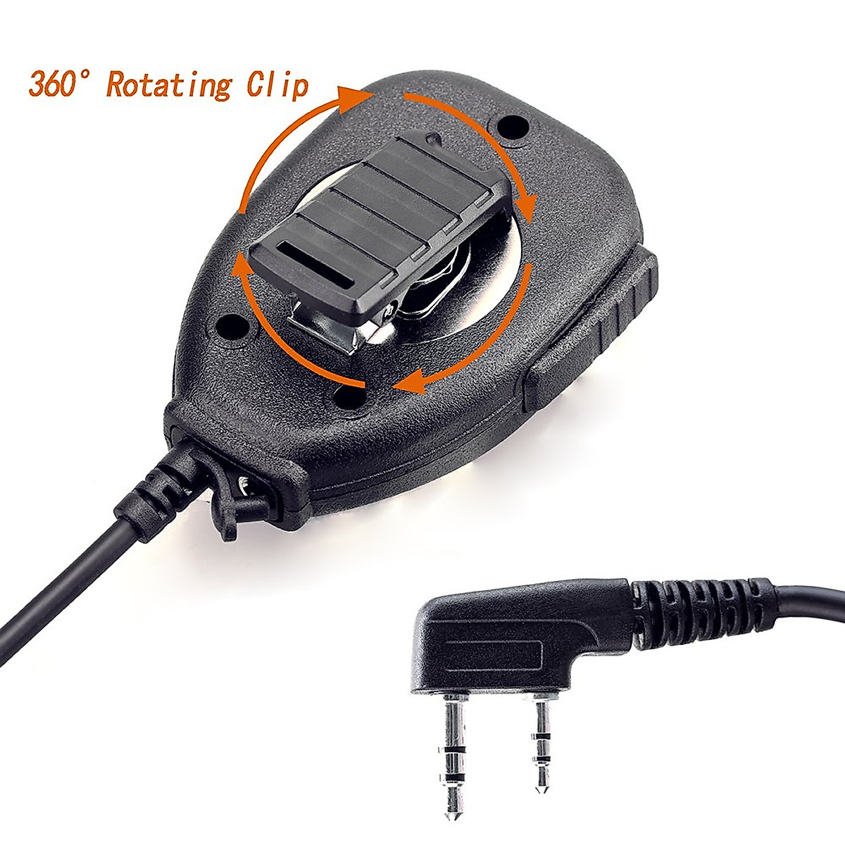 Remtise Walkie Talkie Handheld Speaker Mic, Shoulder Microphone for BaoFeng UV-5R 5RA 5RB 5RC 5RD 5RE 5REPLUS 3R+ Two Way Radio Accessories