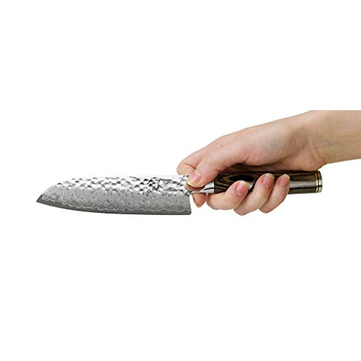 Shun TDM0727 Premier Santoku Knife, 5-1/2-Inch