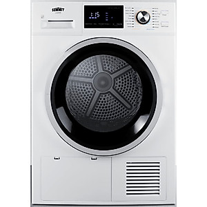4.4 cu ft Front Load Dryer w/Glass Window - 15 Settings, 220v/1ph, White