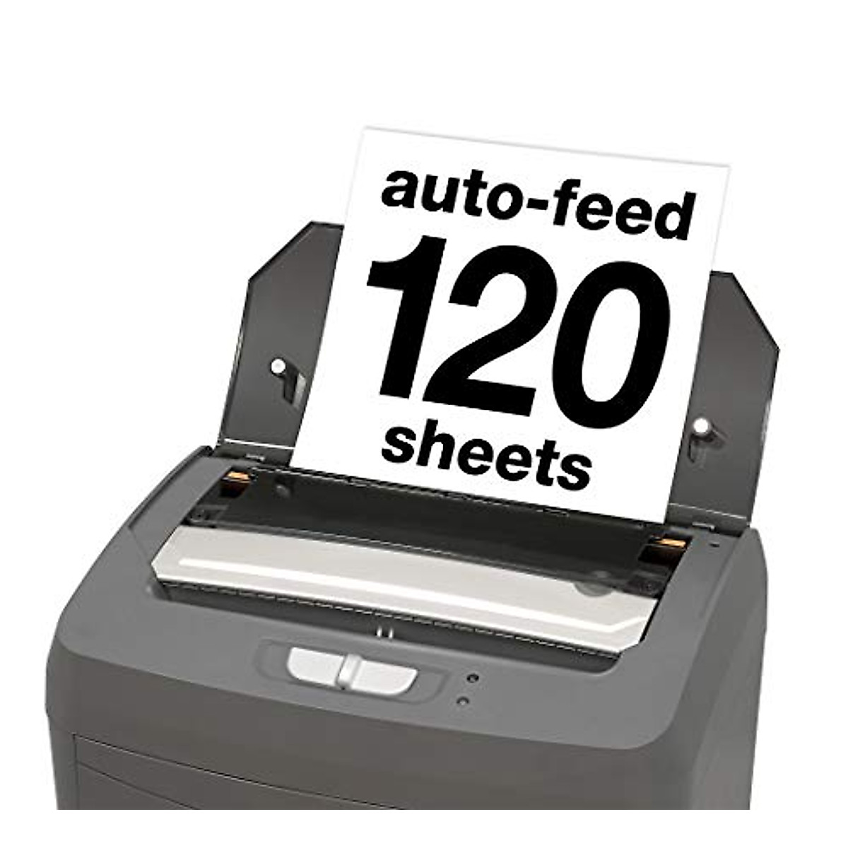 BOXIS AutoShred® 120-Sheet Auto Feed Microcut Paper Shredder (AF120)