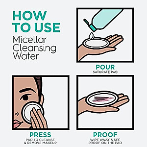 Garnier SkinActive Micellar Water with Hyaluronic Acid & Aloe, Facial Cleanser & Makeup Remover, 13.5 fl. oz, 2 count (Packaging May Vary)