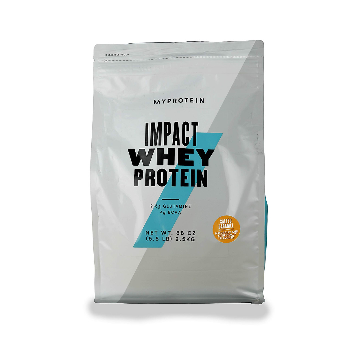 Myprotein - Impact Whey Protein Powder Blend - Naturally Flavored Drink Mix - Daily Protein Intake for Superior Performance - Salted Caramel (5.5 lbs, Pack of 1)