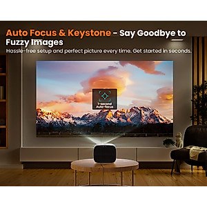 ETOE E3 Pro Projector White with 100'' Screen