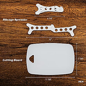 LYTACTICS Hunting Deer Knife Set Field Dressing Kit Forest Portable Butcher Game Processor Set, 12 Pieces