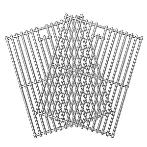 Utheer 17 inch Cooking Grates for Home Depot Nexgrill 720-0830H, 720-0830D, 720-0783E, 720-0783C, Grill Replacement Parts for Uniflame, Kenmore Gas Grills, Stainless Steel Cooking Grids, 2 Pack