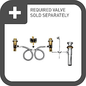 Moen TS6520BN Icon Two-Handle High Arc Bathroom Faucet without Valve, Brushed Nickel