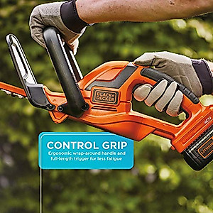 BLACK+DECKER 40V MAX* Lithium-Ion 22-Inch Cordless Hedge Trimmer (LHT2240)