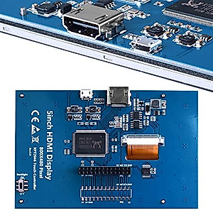 Longruner 5 Inch Touch Screen 800x480 TFT LCD Display for Raspberry Pi 3 2 Model B RPi 1 B B+ A A+ LSC5A (5 inch Touch Screen)