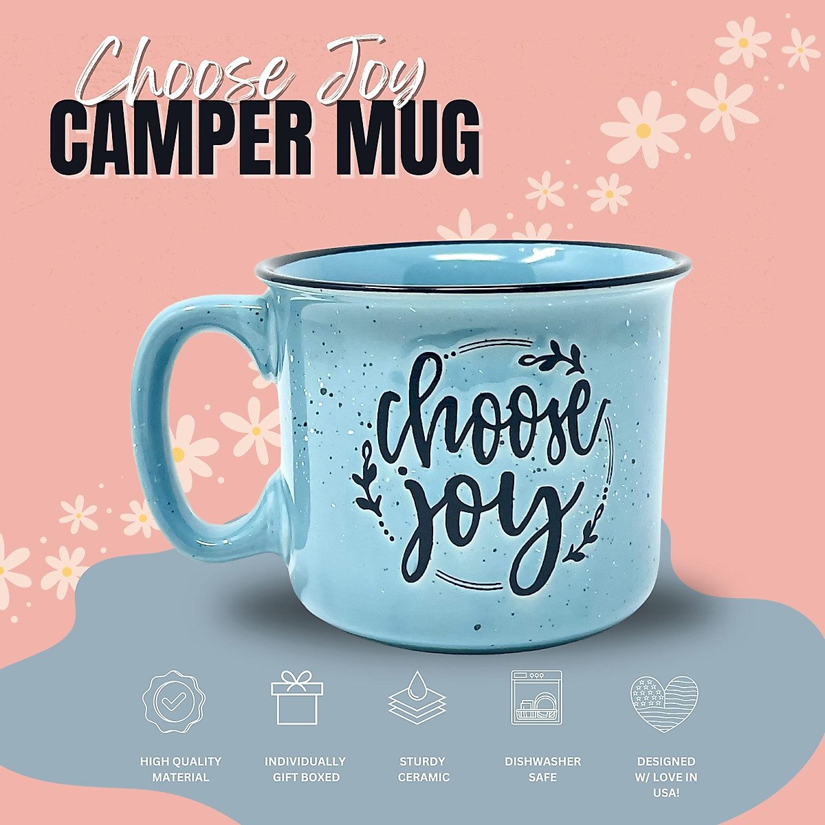 Cute Inspirational Motivational Coffee Mugs for Women - Unique Fun Gifts for Her, Wife, Friend, Mom, Sister, Teacher, Coworkers - Coffee Cups & Mugs with Quotes
