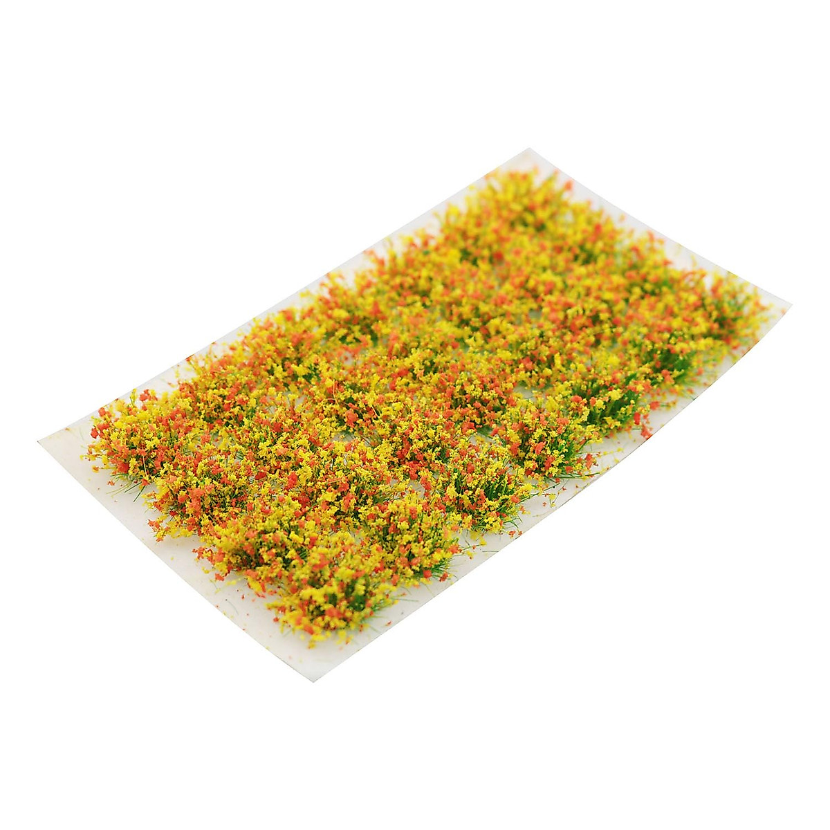 TAODAN 28pcs Static Grass Tuft Model 14x10mm Railway Artificial Grass Miniature War Gaming Terrain DIY Model