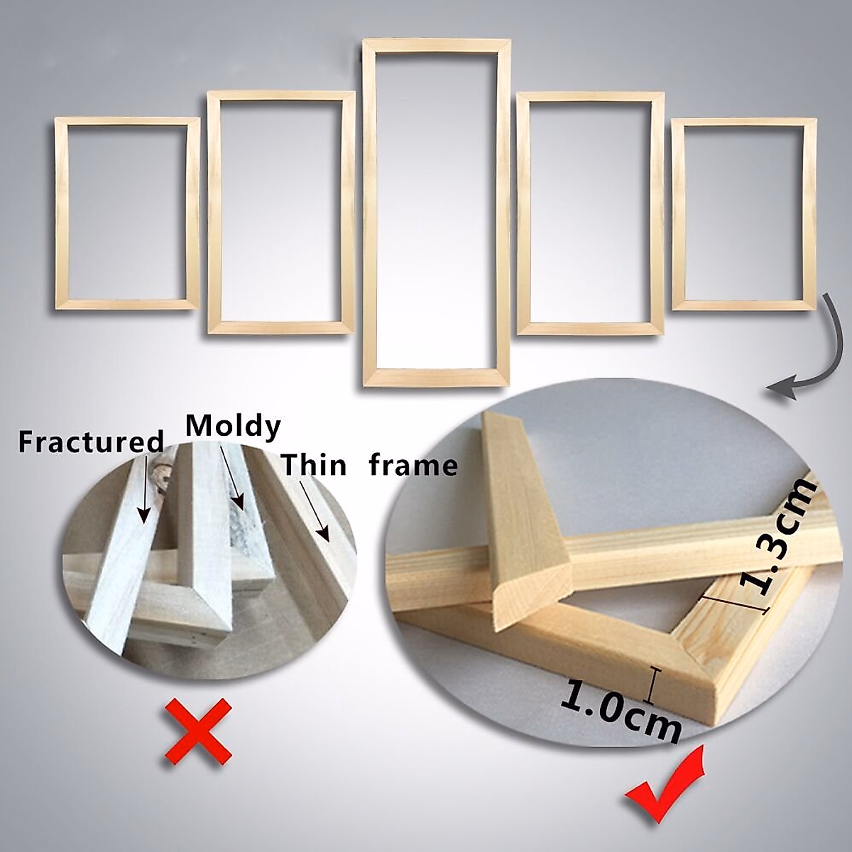 Beauty Salon Pictures for Living Room Tattoo Studio Paintings Black and White Wall Art 5 Panel Printed on Canvas Makeup Artwork Home Modern Decor Framed Gallery-Wrapped Ready to Hang(50''W x 24''H)