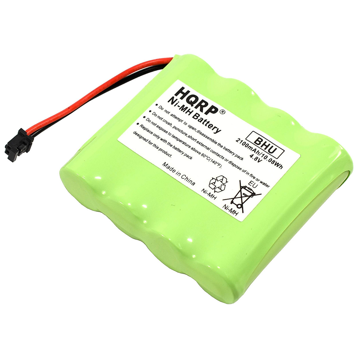 HQRP 4.8V Battery Compatible with DSC BATT2148V 4PH-H-AA2100-S-D22 WS4920HE WTK5504 Wireless Security System Alarm Panel 17000153