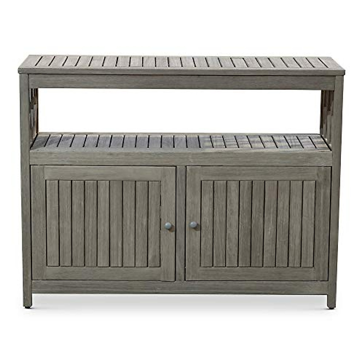 DTY Outdoor Living Longs Peak Eucalyptus Sideboard, Driftwood Gray