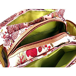 Lily Bloom Maggie Satchel Handbag (Pop Art Posy)