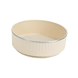 Lazy Susan Turntable Organizer Spice Rack Organizer Large Capacity Rotating Makeup Organizer for Cabinet Table Fridge Storage, White