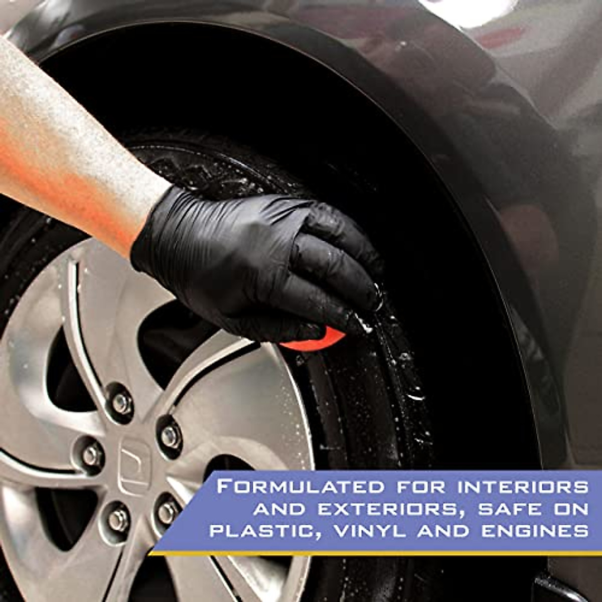 Auto Magic Super Dress-It - Water-Based Silicone Dressing for Air Vents, Tires, Hoses - 128 Fl Oz