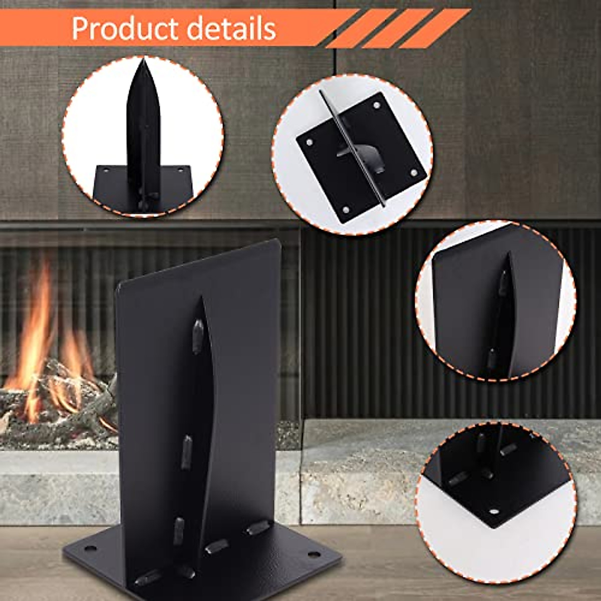 Hoqqf Kindling Splitter Firewood Cracker Hand Cutter for Campsite Home, Manual Log Cutter