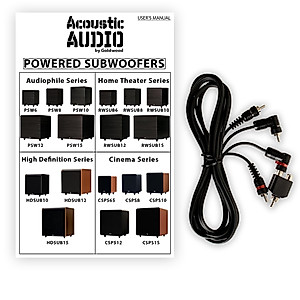 Acoustic Audio PSW-10 400 Watt 10-Inch Down Firing Powered Subwoofer (Black)