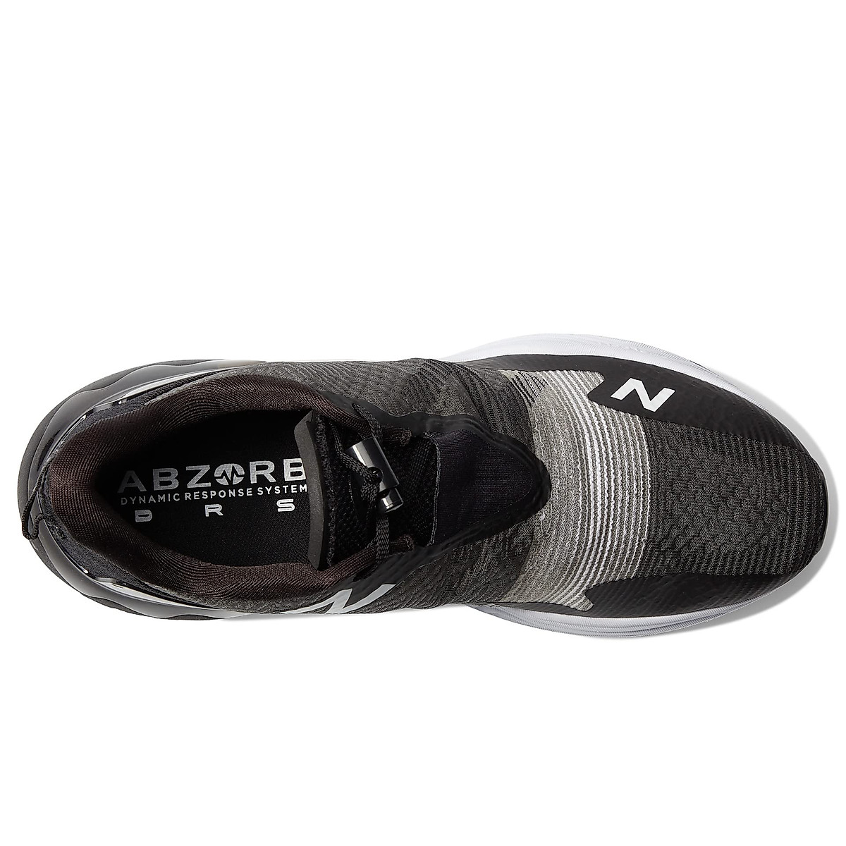 New Balance Men's FuelCell Rebel TR V1 Running Shoe, Black/White, 8.5 Wide