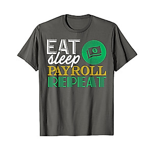 Payroll Math Accountant CPA Bookkeeper Funny Gift T Shirt T-Shirt