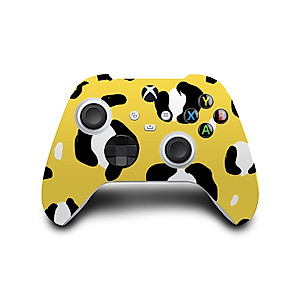 Head Case Designs Officially Licensed Grace Illustration Yellow Leopard Art Mix Vinyl Sticker Gaming Skin Case Cover Compatible with Xbox Series S Console and Controller Bundle
