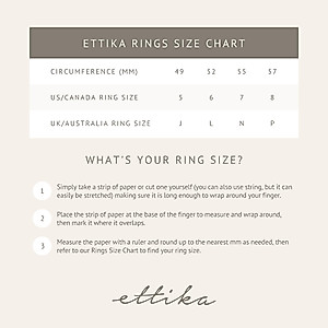 Ettika 18k Gold Plated Ring Set for Women. Ultimate Babe Stacking Ring Set. Fashion Jewelry and Accessory, 8