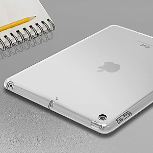 HBorna Clear Case for iPad 10.2" 9th Generation 2021 / iPad 8th Generation 2020/ 7th Generation iPad 10.2" 2019, Slim Soft Lightweight TPU Back Cover for iPad 9/8/7 10.2 inch