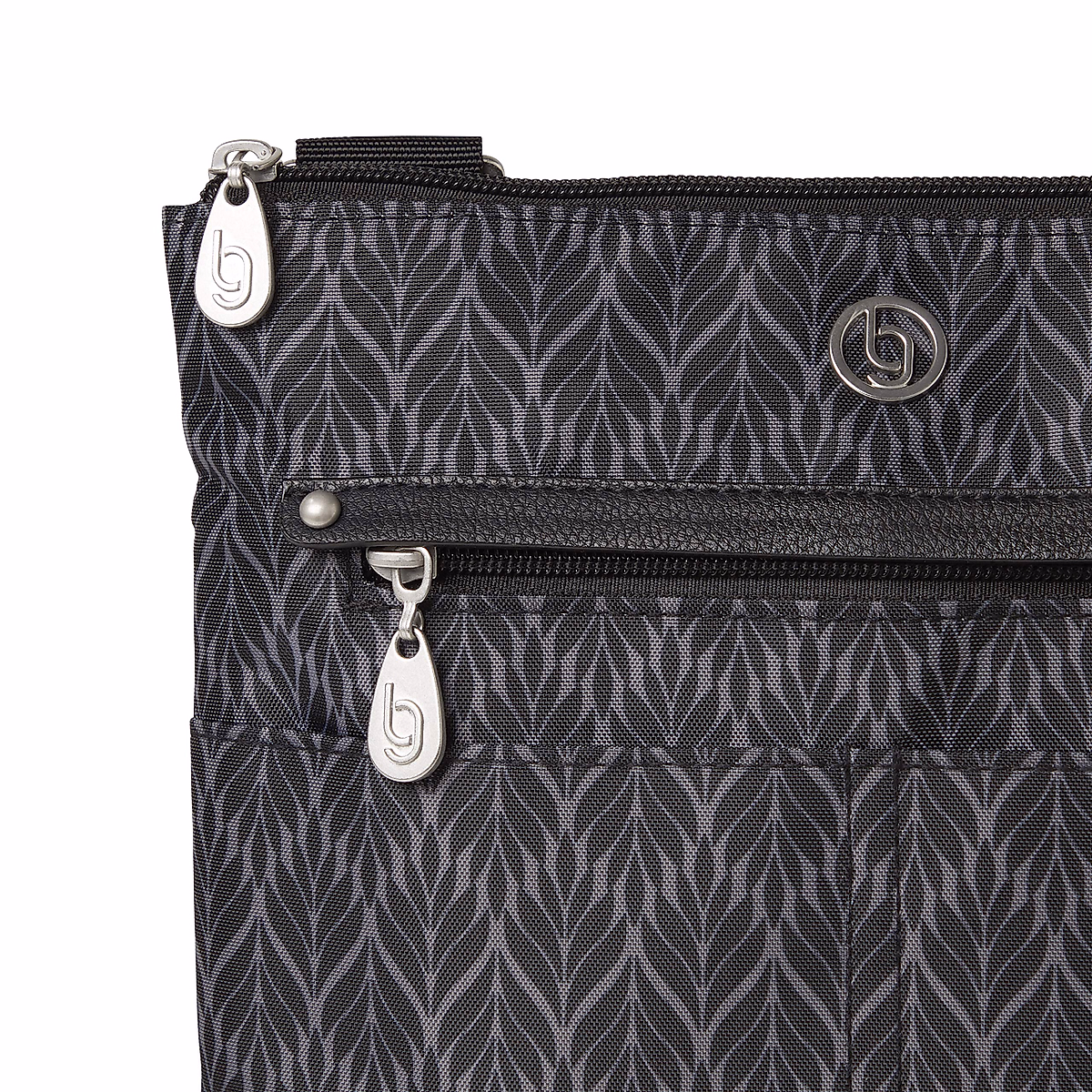 bg by baggallini Tucson Crossbody Bag (Geo Floral Print)