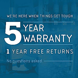 TEMCo 1" x 8.5 Ton D Ring Bow Shackle with Screw Pin Clevis (Rigging/Towing/Off Road) 1 Lot