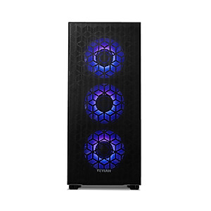 YEYIAN Gaming PC Yumi - Intel Core i5 13400F (> i7 12700F), GeForce RTX 4060 Gaming Computer Desktop, 1TB NVMe SSD, 16GB DDR5 4800 RAM, 650W Gold PSU, Intel B760, Prebuilt Win 11 Home PC, VR Ready