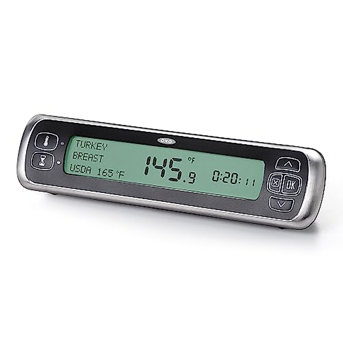 OXO Good Grips Chef's Precision Digital Leave-In Thermometer, Stainless Steel, 1 count
