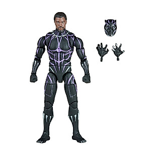 Marvel Legends Series Black Panther Legacy Collection Black Panther 6-inch Action Figure Collectible Toy, 3 Accessories
