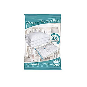 12 PACK, Vacuum Storage Bags , travel essentials, storage, JUMBO100х80cm X4pcs,LARGE 80х60cm X4pcs,MEDIUM 70х50cm X4pcs +1pump, Transparent