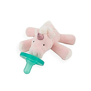 WubbaNub Infant Pacifier - Star The Pink Unicorn