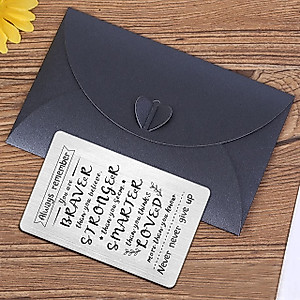 FINGERINSPIRE 3x2 Inch Wallet Insert Card for Son Daughter Friend Inspirational Gifts for Men Women Birthday Graduation Encouragement Gift for Teen Young Guys- Always Remember (Vertical)