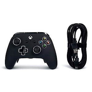 PowerA Fusion Pro Wired Controller for Xbox One - Black (Renewed)