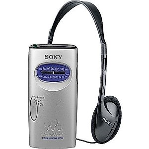 Sony SRF59SILVER AM/FM Walkman Stereo Radio