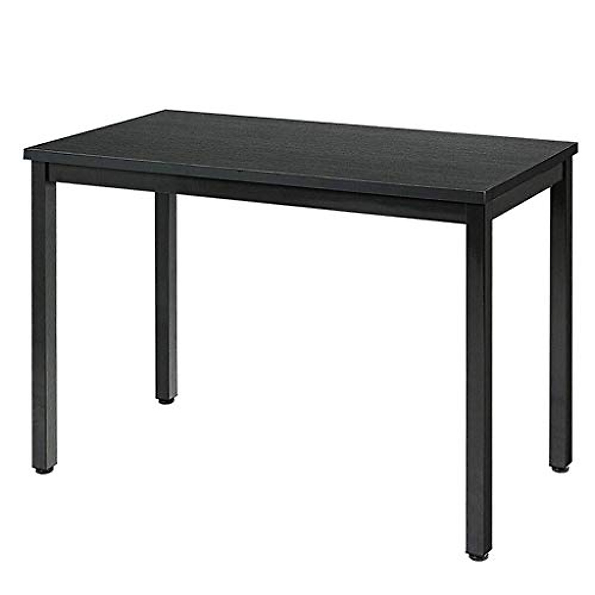 ZHOU2# Home Office Desktop Computer Desk, 55 inch Home Study Writing Table Computer Gaming Table Bedroom Laptop Table, Student Study Workstation Reading Writing Desk PC Laptop Table (Black)