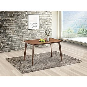 New Classic FURNITURE Morocco Rectangle Dining Table, Walnut
