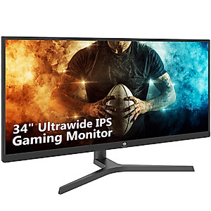 Z-Edge UG34W 34-inch Gaming Monitor, 165Hz Refresh Rate/1ms Response Time, Frameless Ultrawide Monitor, 3440 x 1440 Display, 21:9 Aspect Ratio, AMD FreeSync Technology