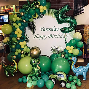 Freechase Dark Green Latex Balloons - Dark Green Party Balloons 139 Different Sizes 5/10/12/18 Inch, Dark Green Balloon Garland Kit for Birthdays, Graduation, Baby Shower, and Bachelorette Party