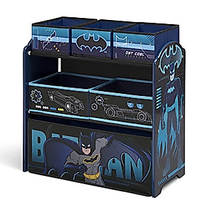 Delta Children Design & Store 6 Bin Toy Storage Organizer, Batman