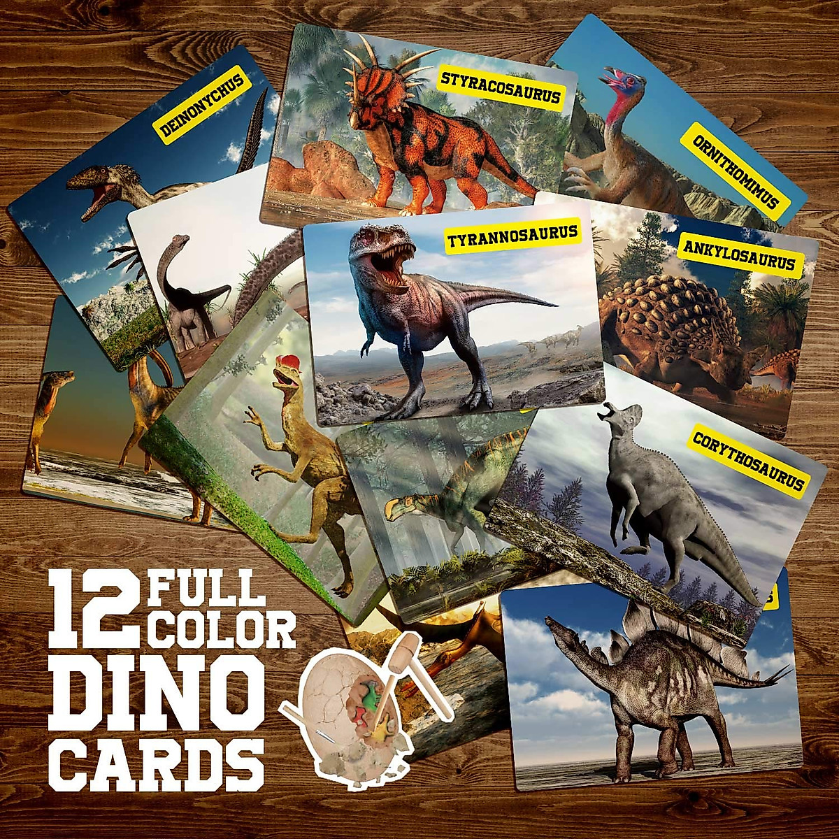 XXTOYS Dino Egg Dig Kit, Unearth Jumbo Dino Egg with 12 Different Dinosaur Toys - Educational Science STEM Toys for Kids 5-7, Dinosaur Eggs Toys Easter Gifts for Boys & Girls