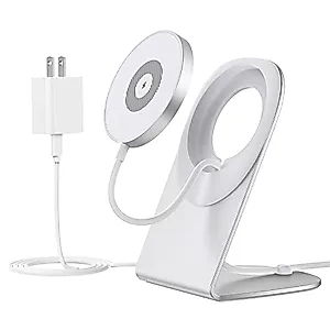 Magnetic Wireless Charger for Apple Series, Mag-Safe Charger Stand 15W Fast Wireless Charging Stand/Pad+5ft USB-C Cable for iPhone 14 13 12 Pro Max Mini, Airpods(with 20W USB-C PD Adapter)Mag Chargers