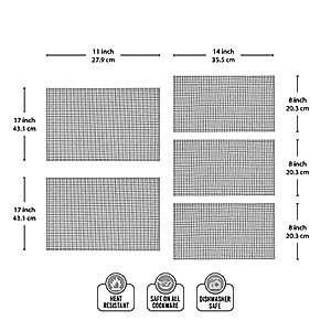 Farberware 5275939 Barbeque Nonstick Slotted Grill Liners, Black