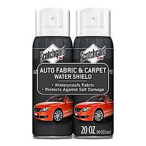Scotchgard Auto Fabric & Carpet Water Shield, 20 Ounces (Two, 10 Ounce Cans)