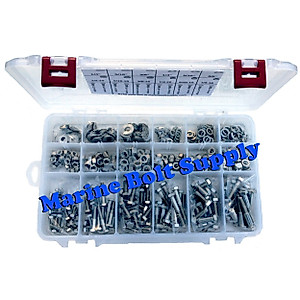 Type 316 Stainless Steel Hex Bolt Master Kit Marine Bolt Supply 6-118213