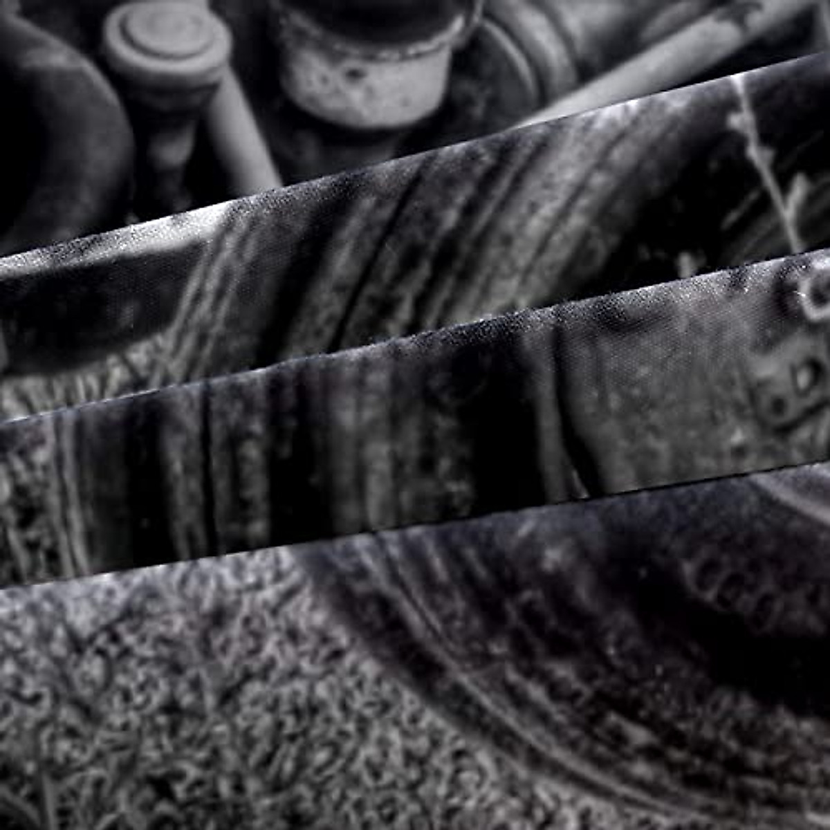 Duvet Covers Set King Size Old Farm Tractor - Soft and Breathable Microfiber Comforter Bedding Set with Zipper Closure for Kids Women Men, 1 Duvet Cover 2 Pillowcase