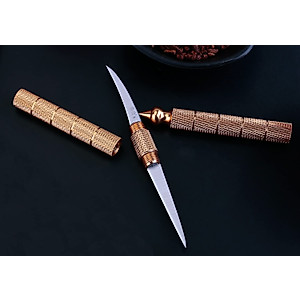 GAINSCOME Thai Kitchen Fruit Platter Carving Knife Stainless Steel Master Knives Bird's Beak Blade Curved Knife Hotel Bar For chefs Fruit Vegetable Carving Tools